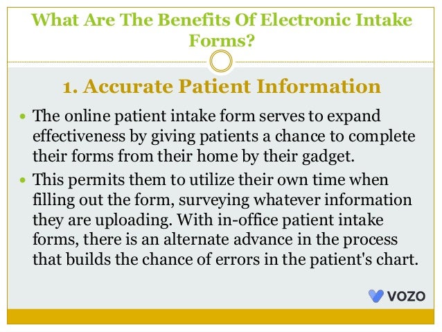 Improve Patient Intake Process | PPTX