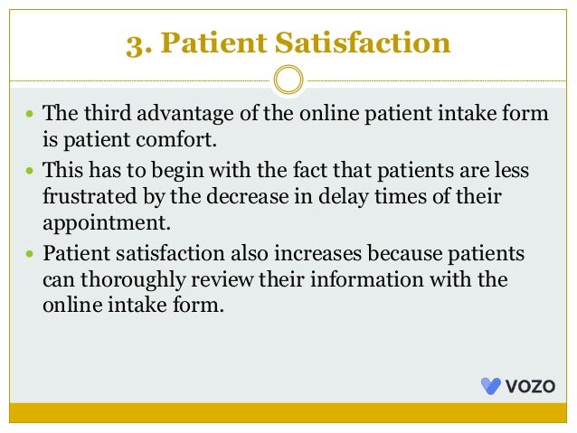 Improve Patient Intake Process | PPTX
