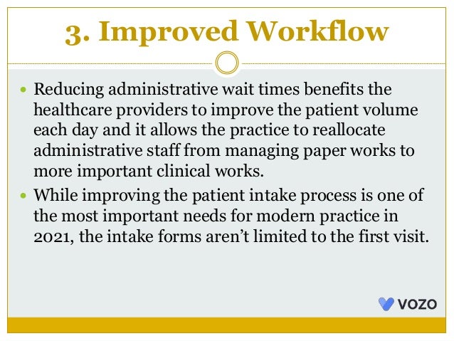 Improve Patient Intake Process | PPTX