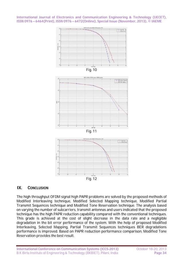 Improve peak to average power ratio (papr) reduction techniques | PDF