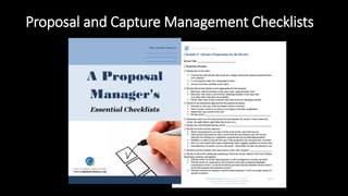 Improving Your Government Proposals' Pwin Part 6-Checklists and ...