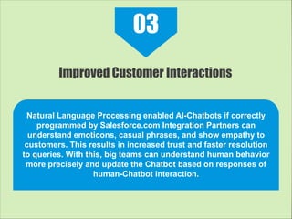 Improves Customer Experience by Salesforce Chatbot Integration | PDF ...