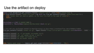 Improve the deployment process step by step | PPT