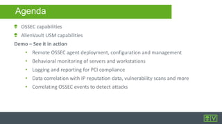 Improve Threat Detection with OSSEC and AlienVault USM | PPTX