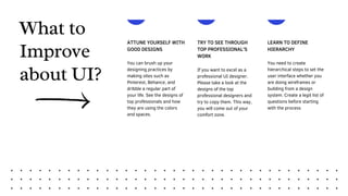 Why Does a UI Matters? | PDF | Internet for Beginners | Internet