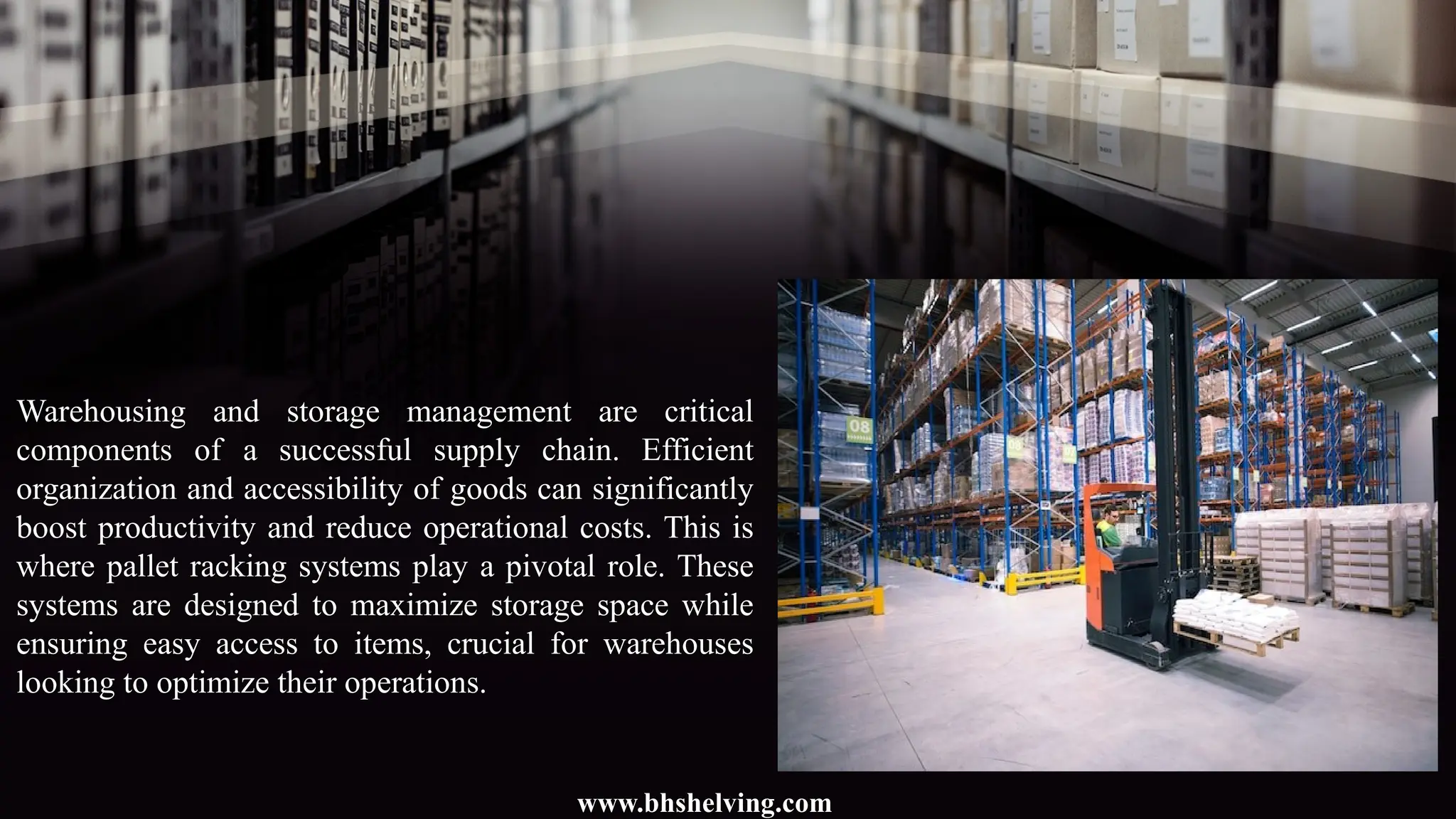 Improve Warehouse Efficiency With Industrial Pallet Racking Systems | PPT