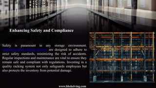 Improve Warehouse Efficiency With Industrial Pallet Racking Systems | PPT