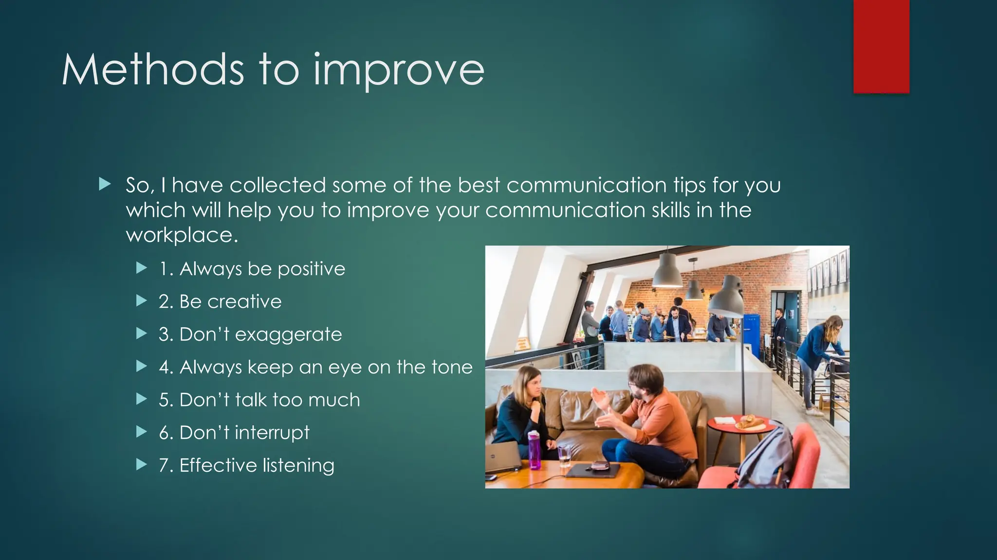 Improve Workplace Communication guides by point | PPTX