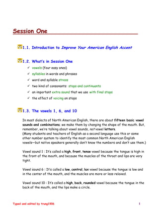Improve your american english accent | PDF