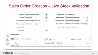 Improve Your Business Processes with Oracle Order Management Cloud | PPT