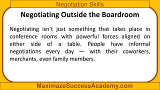 Improve your negotiation skills | PPT