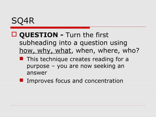 Improve your reading rate and comprehension (1) | PPT