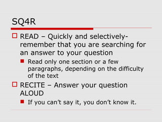 Improve your reading rate and comprehension (1) | PPT