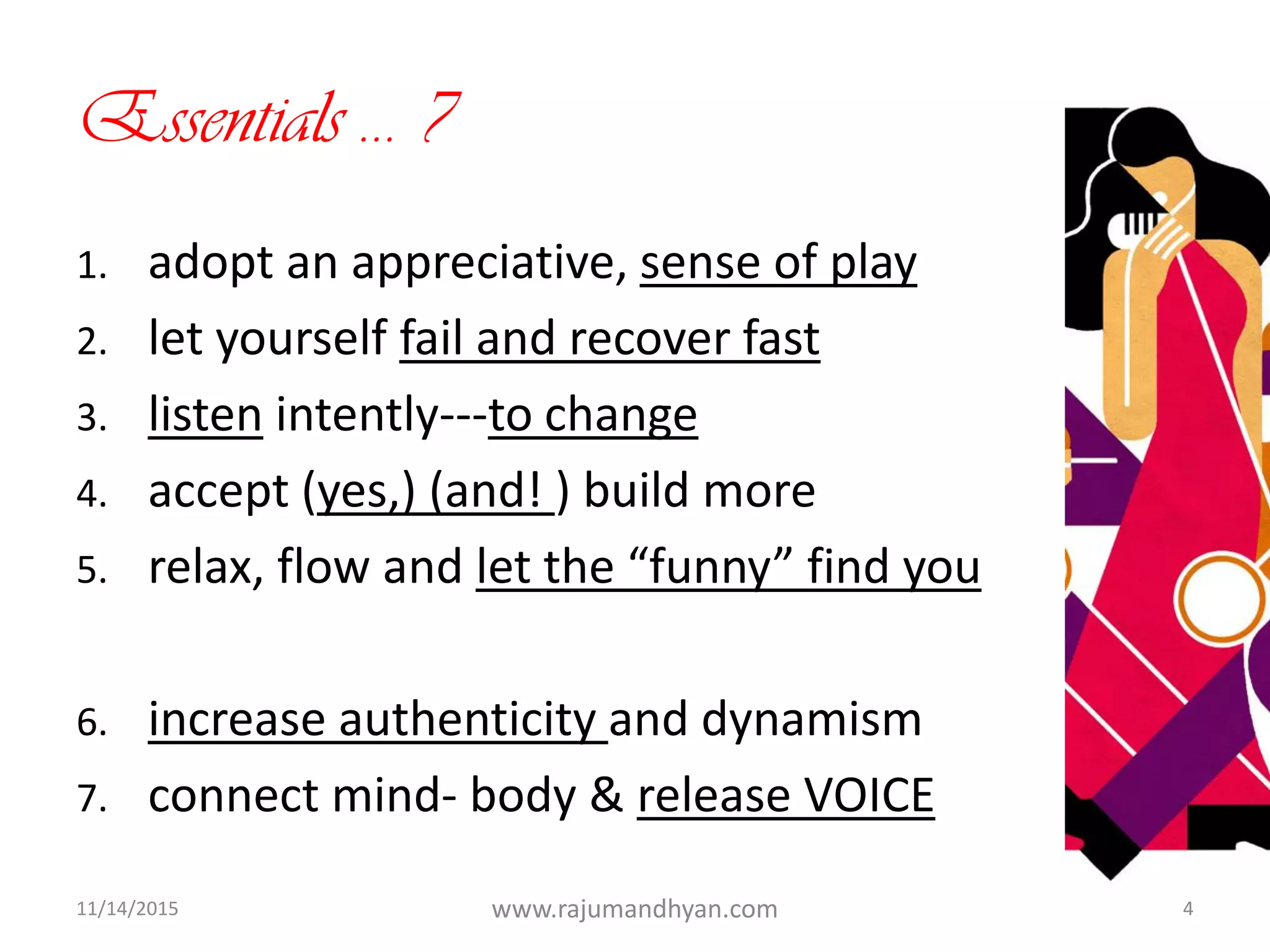 Improv for Public Speaking | PDF