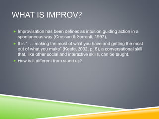 Improv Games for the ESL Classroom | PPTX