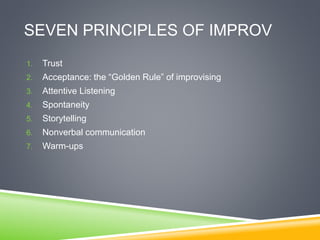 Improv Games for the ESL Classroom | PPTX