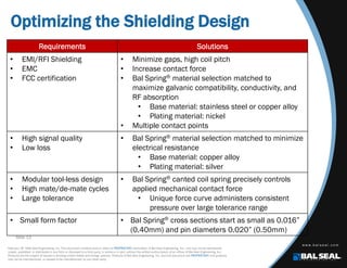 Improving Diagnostic Accuracy with EMI Shielding Springs | PPT