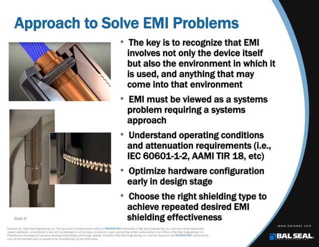 Improving Diagnostic Accuracy with EMI Shielding Springs | PPT
