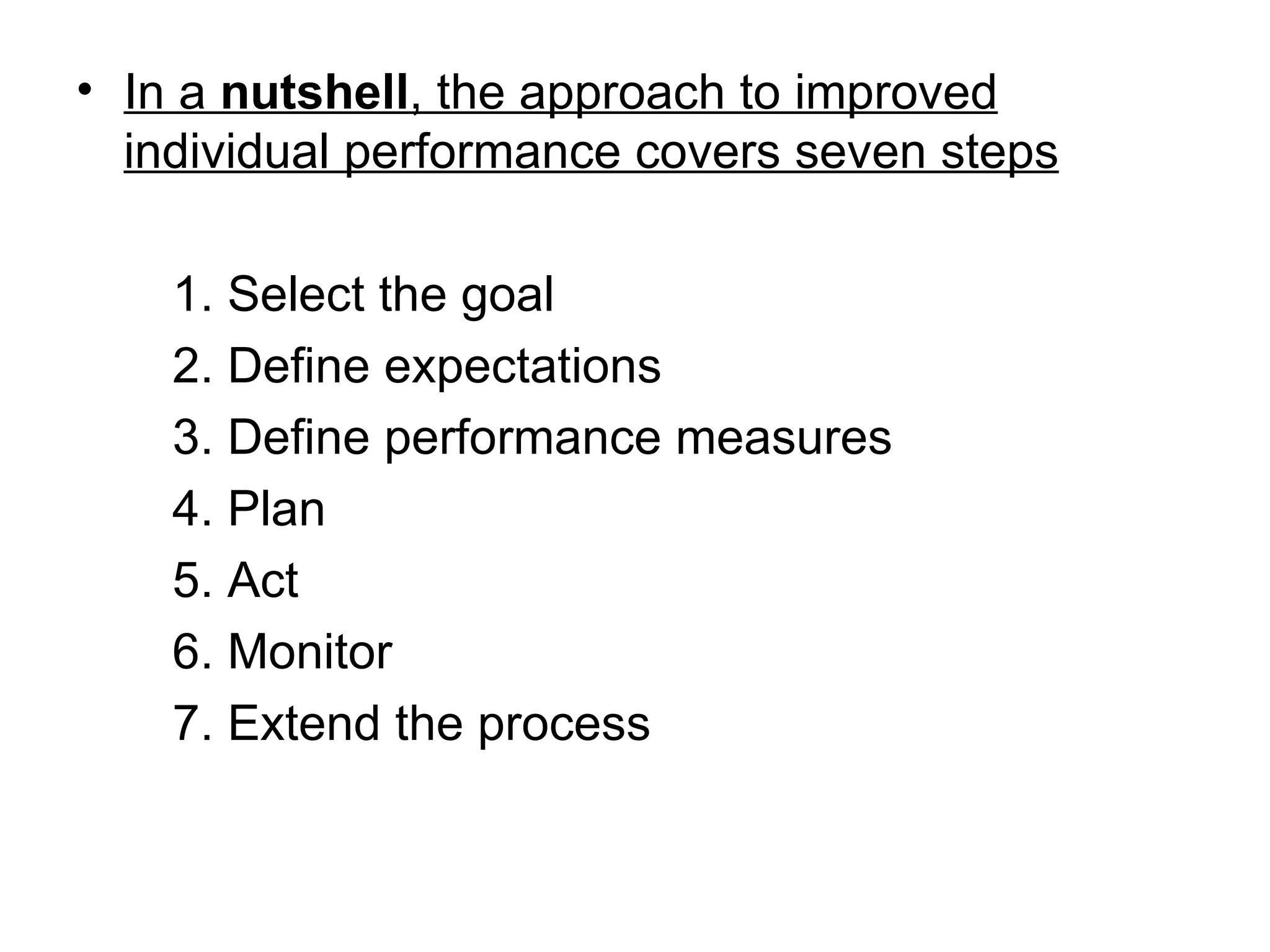 Improving effeectiveness of a Performance management System | PPT
