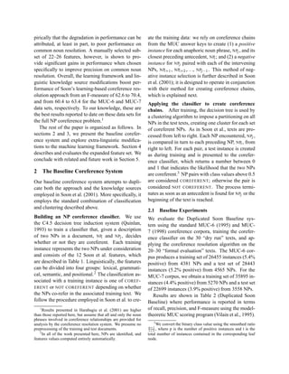 Improving Machine Learning Approaches to Coreference Resolution | PDF