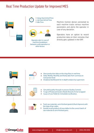 Improving MES Efficiency & Savings through ERP | PDF
