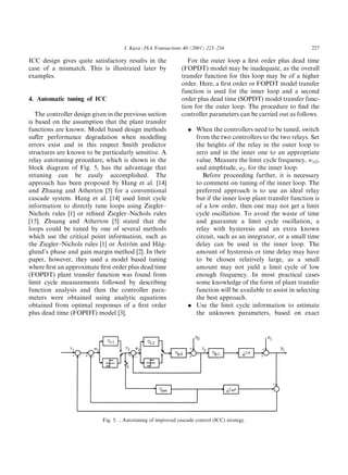 Improving performance using cascade control and a Smith predictor | PDF
