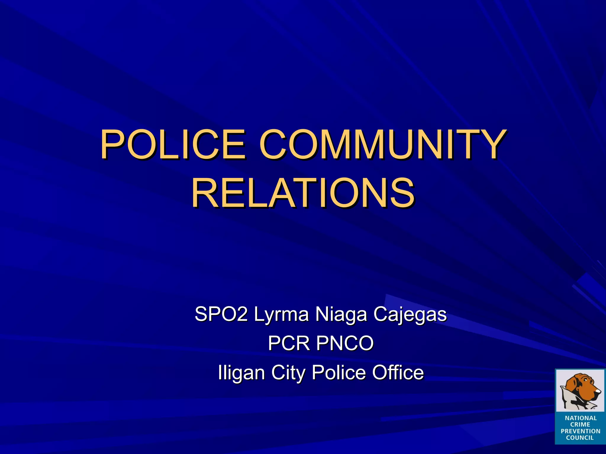 Improving police-community-relations-through-community-policing | PPT