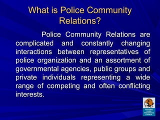 Police Public Relations