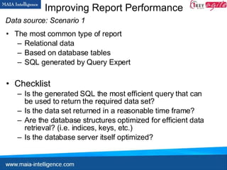 Improving Reporting Performance | PPT