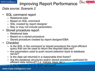 Improving Reporting Performance | PPT