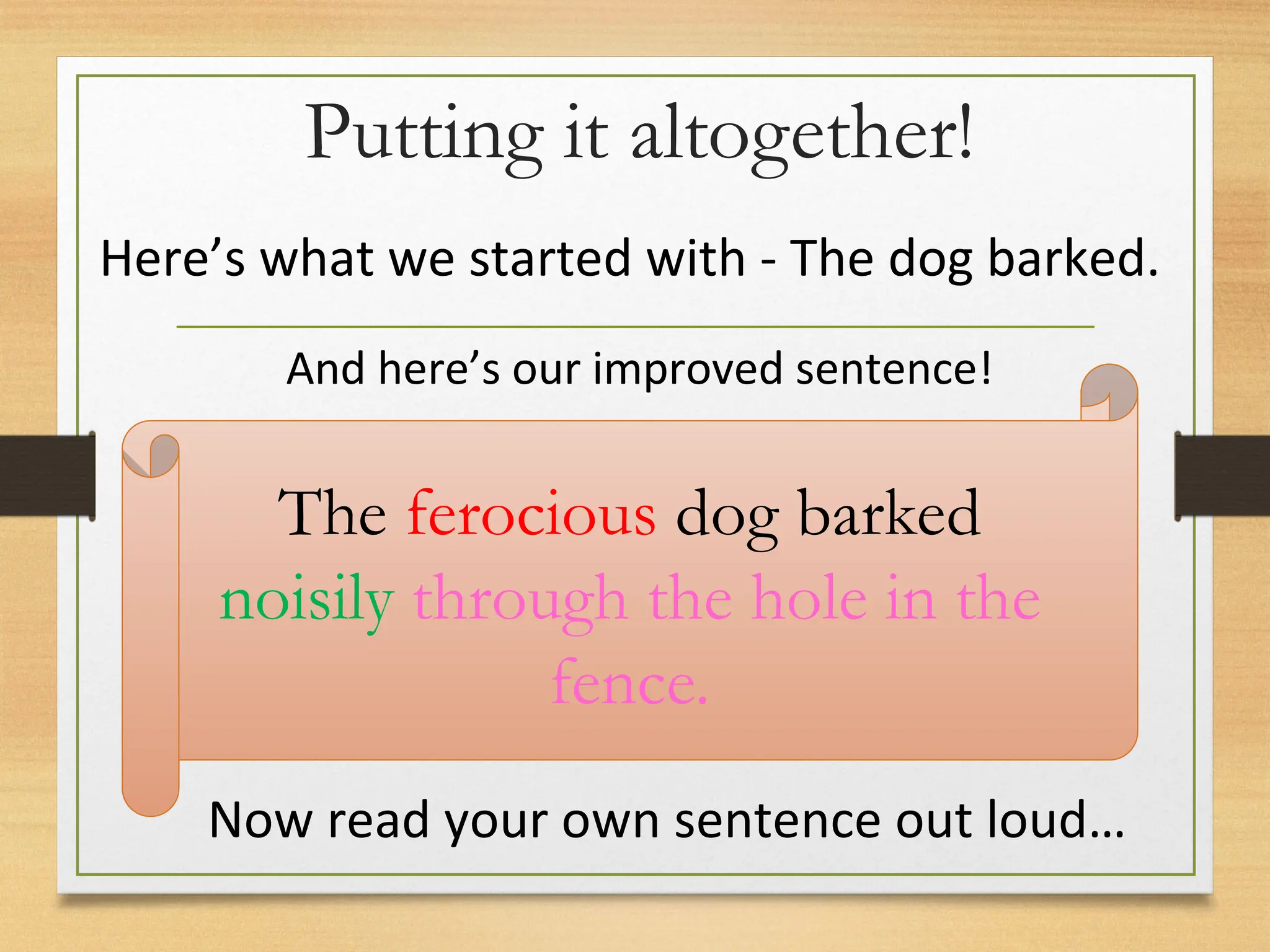 Improving-sentences.ppt.ssc examinations | PPT