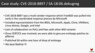 Improving the FreeBSD security advisory process | PPT