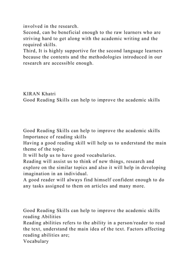 Improving Academic Writing Skills through different Techniques.docx