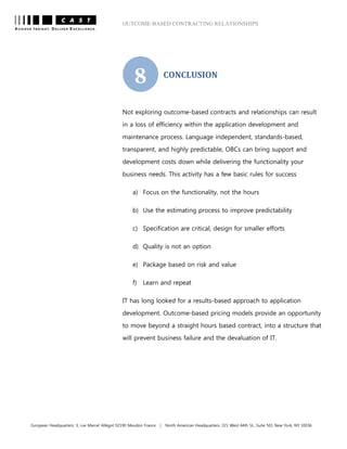 Improving ADM Vendor Relationship through Outcome Based Contracts | PDF