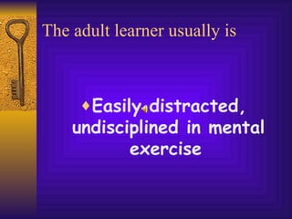Improving Adult Learning | PPT | Adult Education | Education