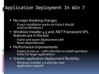 Improving Application Installation Ux In Windows 7 | PPT