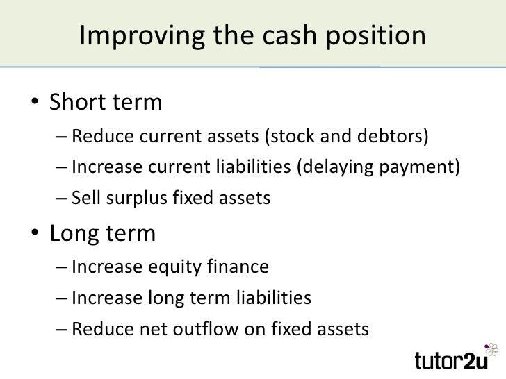 Improving Cash Flow