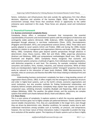 Improving Catfish Production By Utilizing Business Environment Remote ...