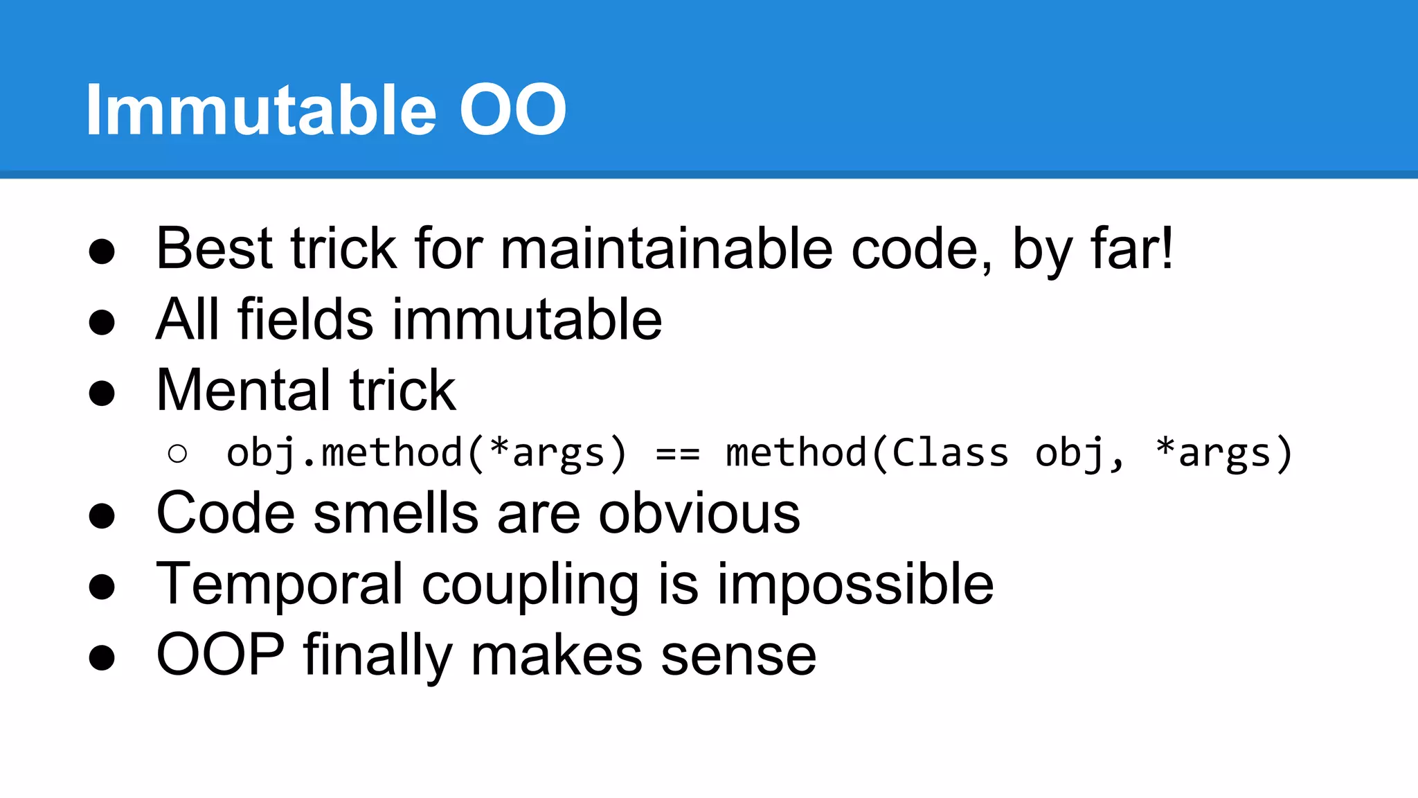 Improving code quality | PPT