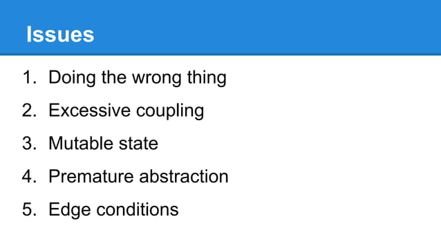 Improving code quality | PPT