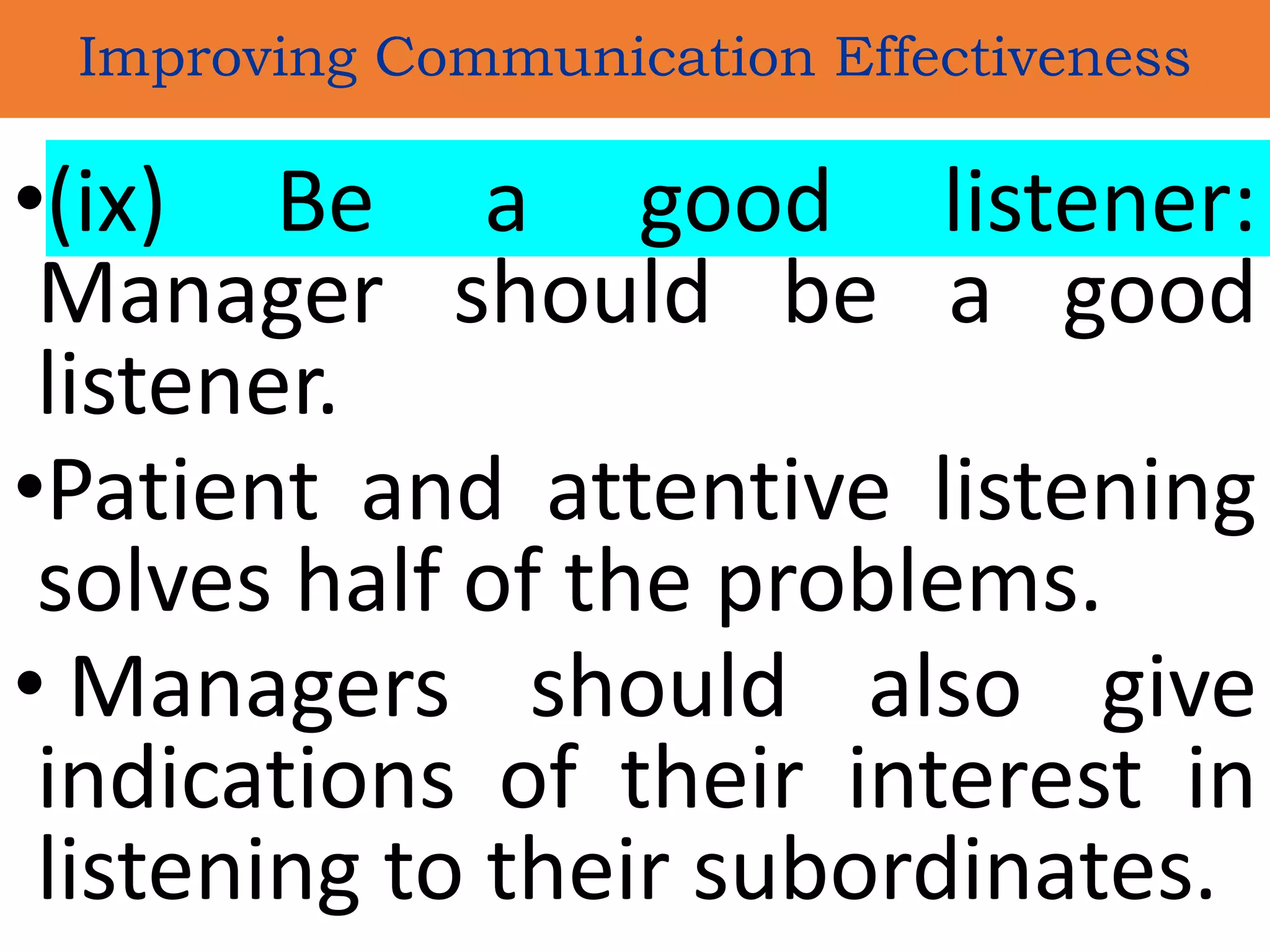 Improving communication effectiveness PGP VIVA VVIT | PPTX