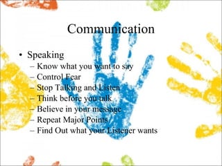 Improving communication skills | PPT
