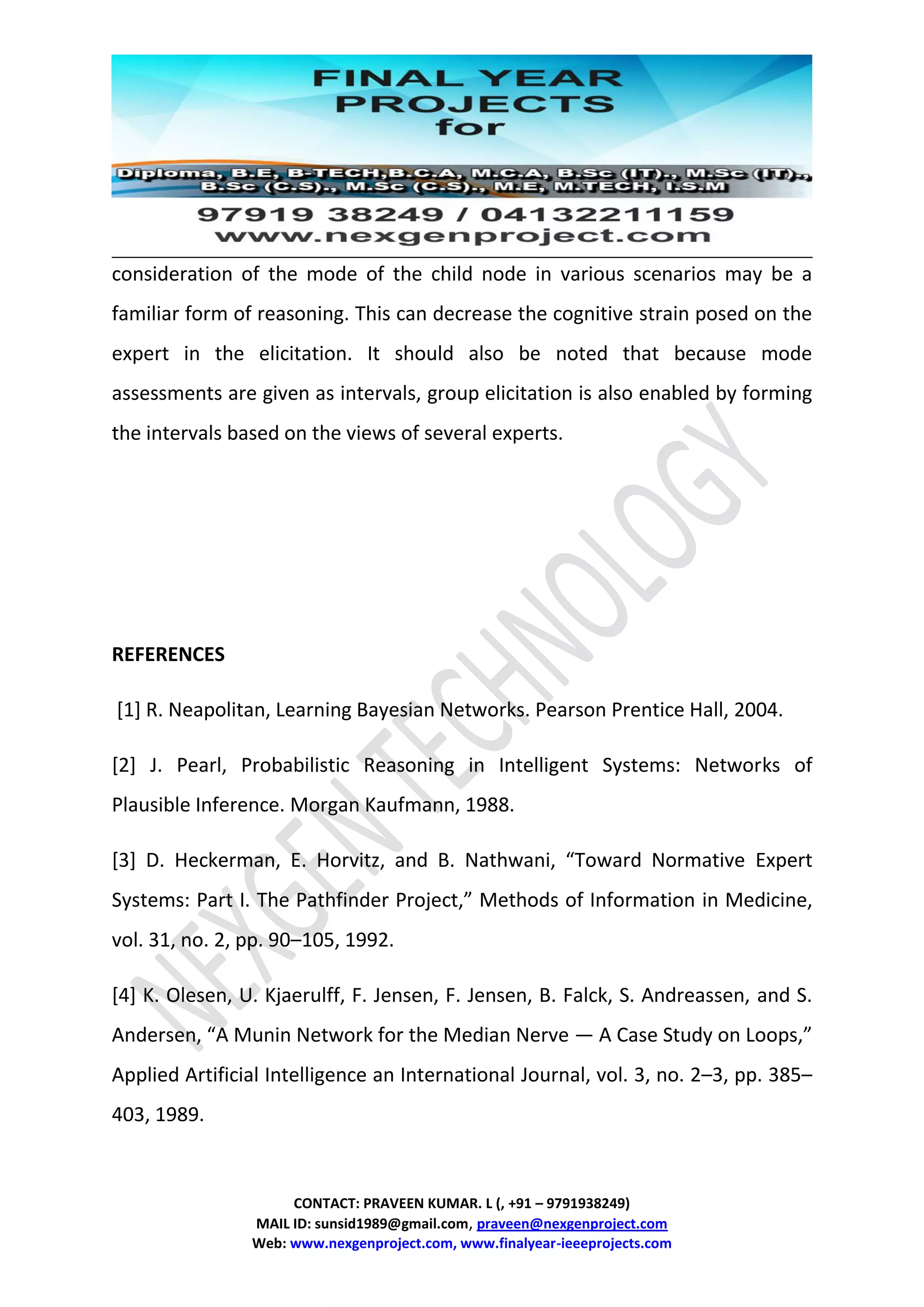 IMPROVING CONSTRUCTION OF CONDITIONAL PROBABILITY TABLES FOR RANKED NODES IN BAYESIAN NETWORKS | PDF