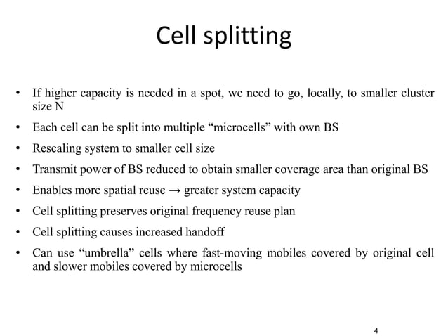 Improving coverage and capacity in cellular systems | PDF