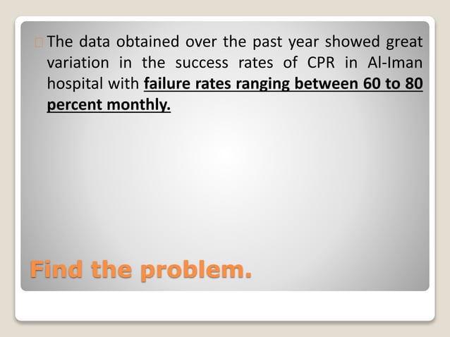 Improving CPR success rate Improvement Project (FOCUS-PDCA) | PPTX ...
