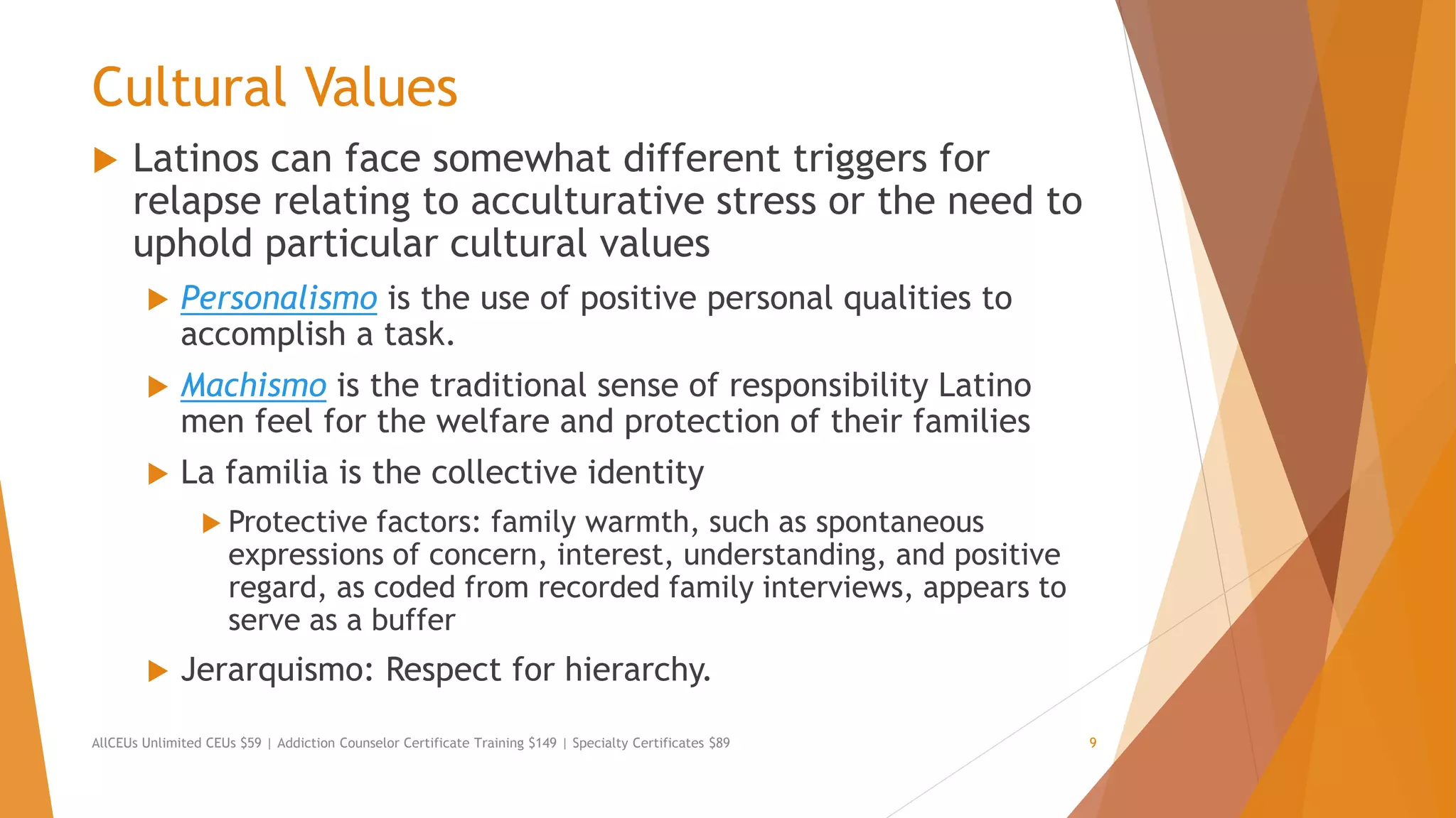 Improving Cultural Competence Counseling Hispanic/Latino Persons | PPTX