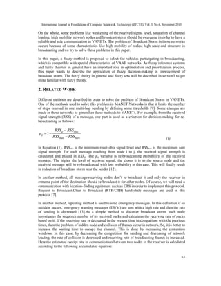 Improving data transmission in the vanet using multi criteria decision making method based on ...