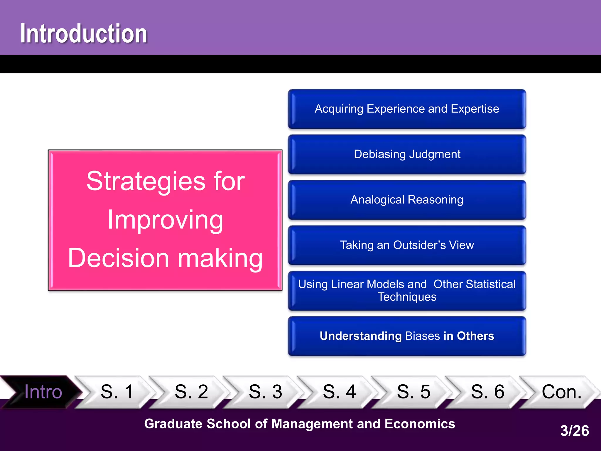 Improving decision making | PPTX