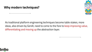 Improving Developer Experience using Advanced Platform Engineering Techniques.pdf