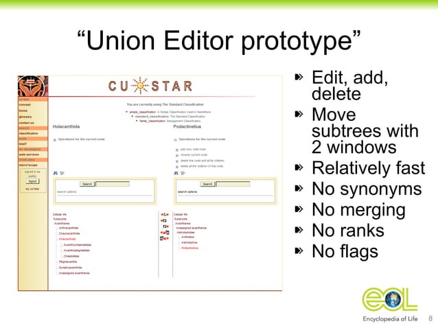 Improving Drupal Taxonomy Editor | PPT | Biological Sciences | Science